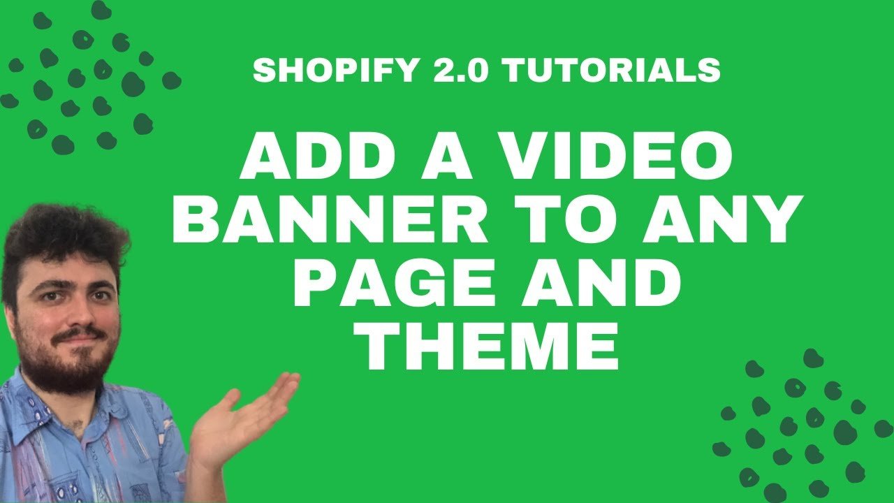 How to add a video background banner with autoplay to Homepage ...
