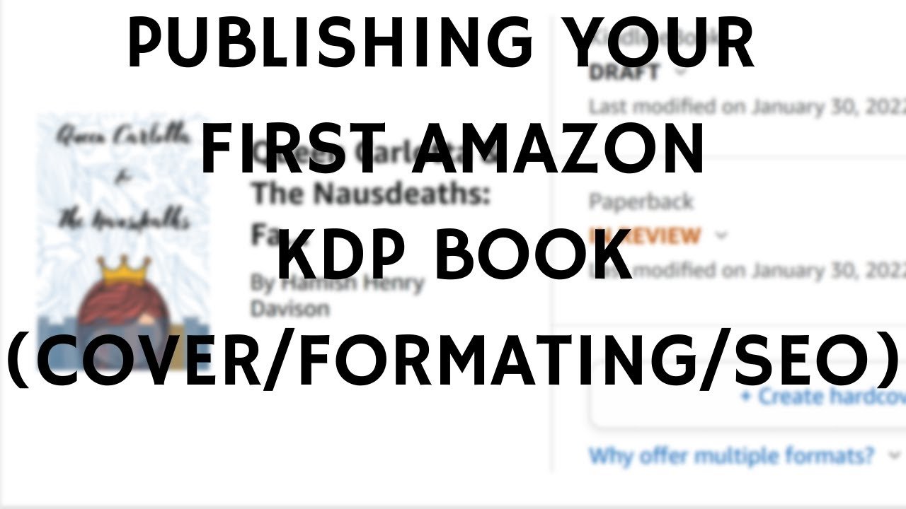 Step By Step Publishing Your First Amazon Kdp Book Make Free Money