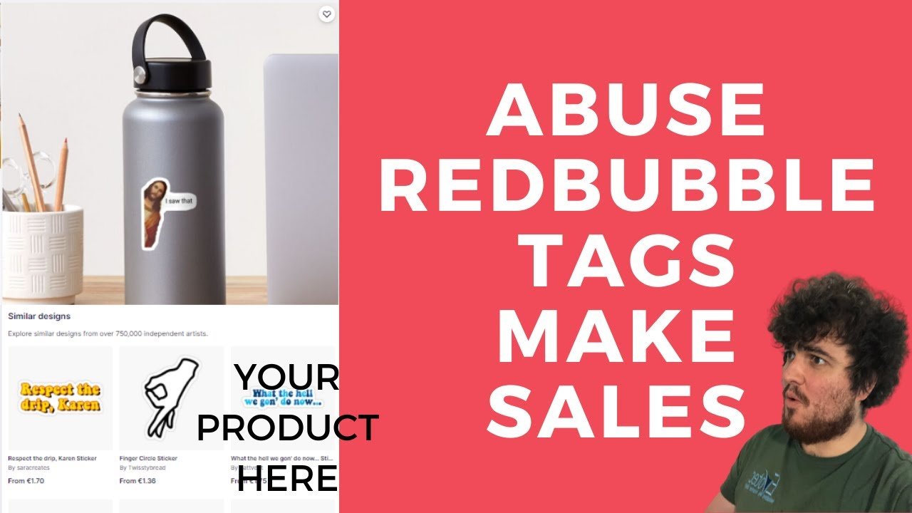 USING BEST SELLING TAGS TO MAKE REDBUBBLE SALES - Web Designer and Logo ...