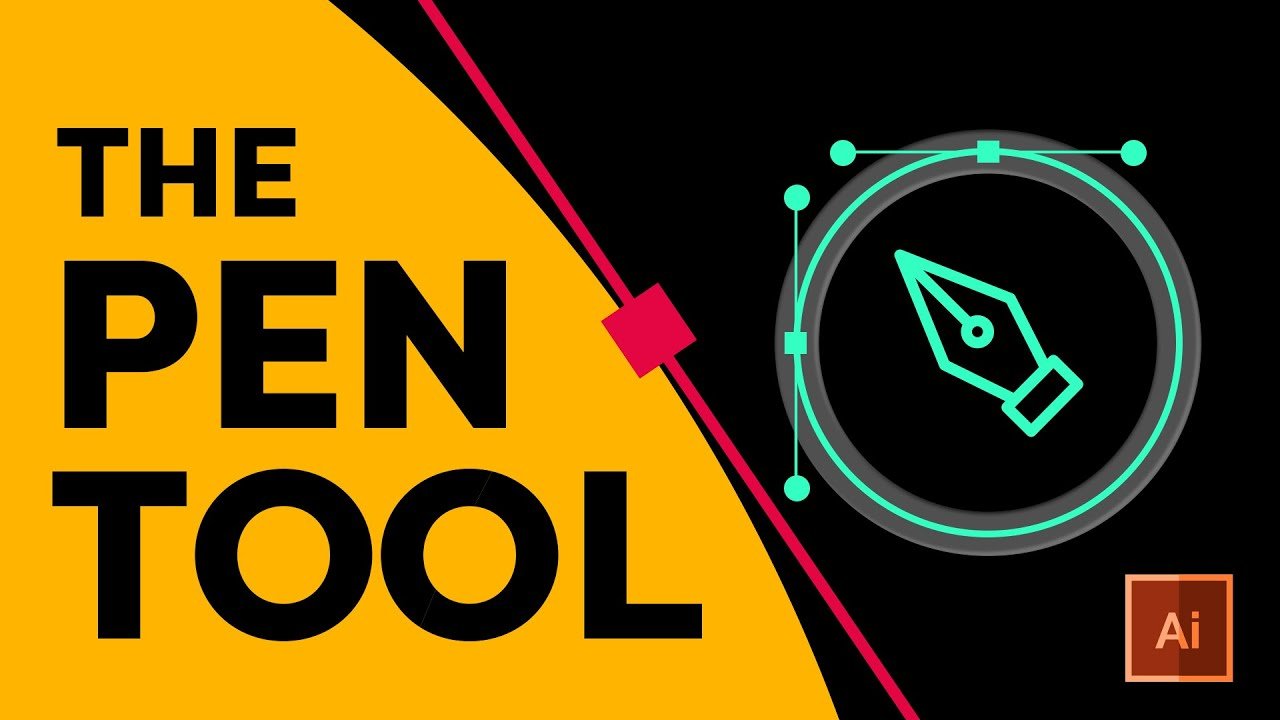 The CORRECT Way To Use The Pen Tool | Adobe Illustrator 2020 - Web ...